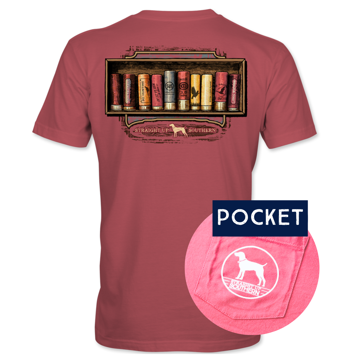 Old Shells Pocket Tee | Straight Up Southern