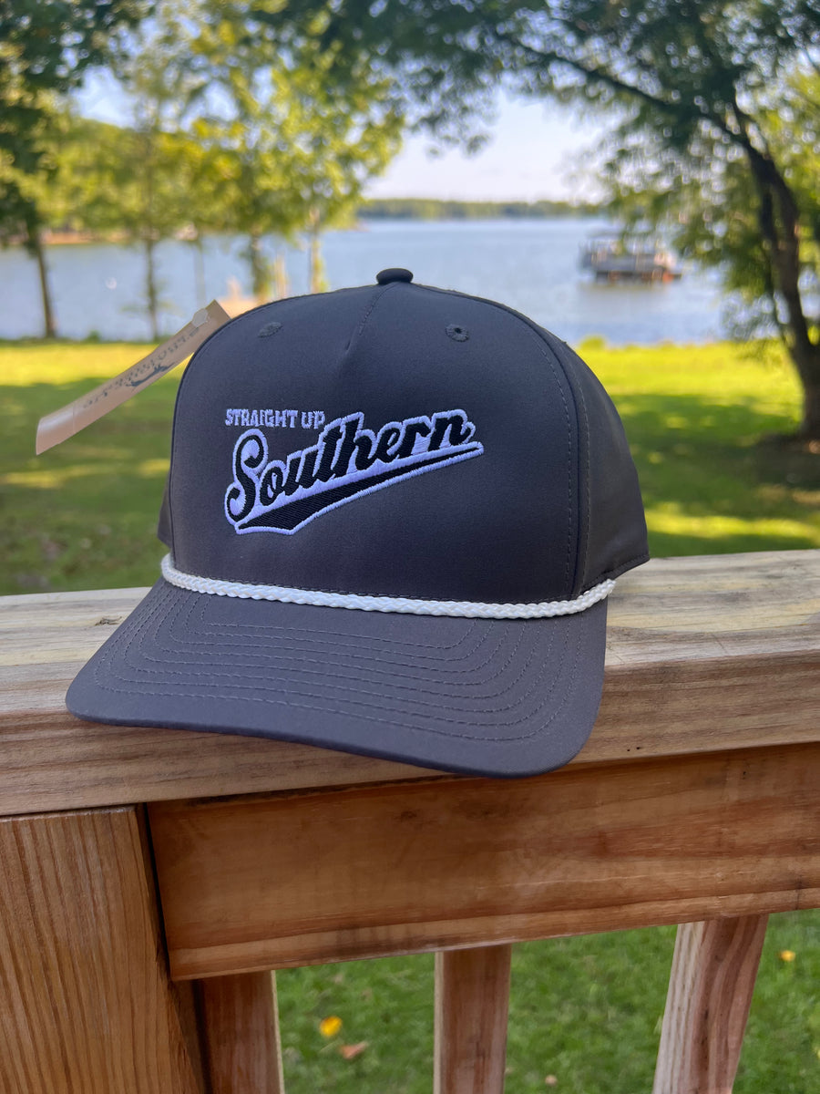 Southern - Rope Cap - Grey – Straight Up Southern