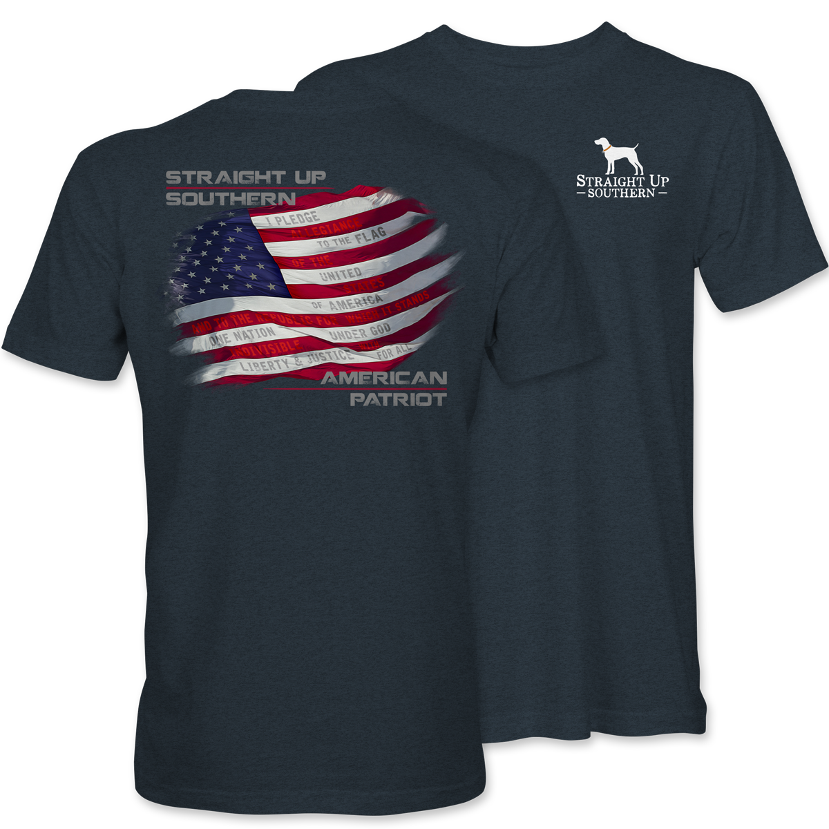 Pledge Flag Tee | Best T Shirts for Men – Straight Up Southern