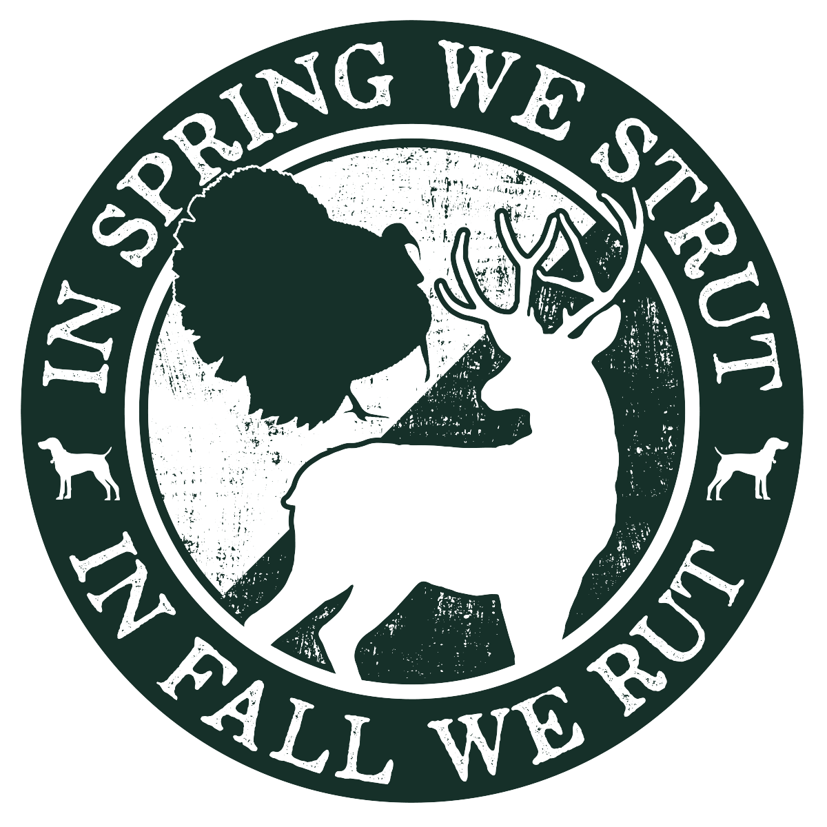 Strut and Rut Decal Sticker | Straight Up Southern